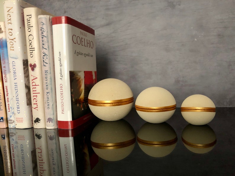 Handmade Concrete Bookend/ornament Balls (set of 3) - Etsy