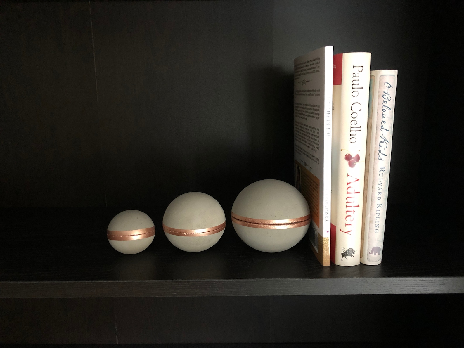 Handmade Concrete Bookend/ornament Balls (set of 3) - Etsy