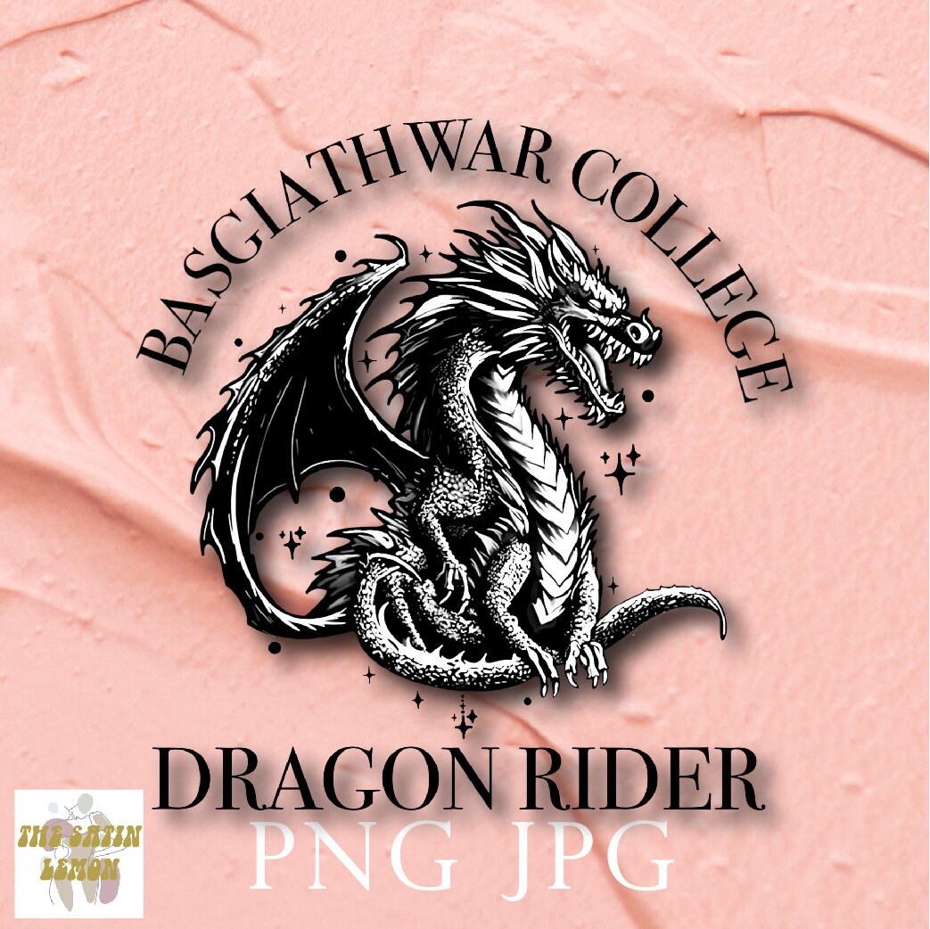 Basgiath Dragon Rider Png Jpg / Fourth Wing Design / Violet and Xaden ...