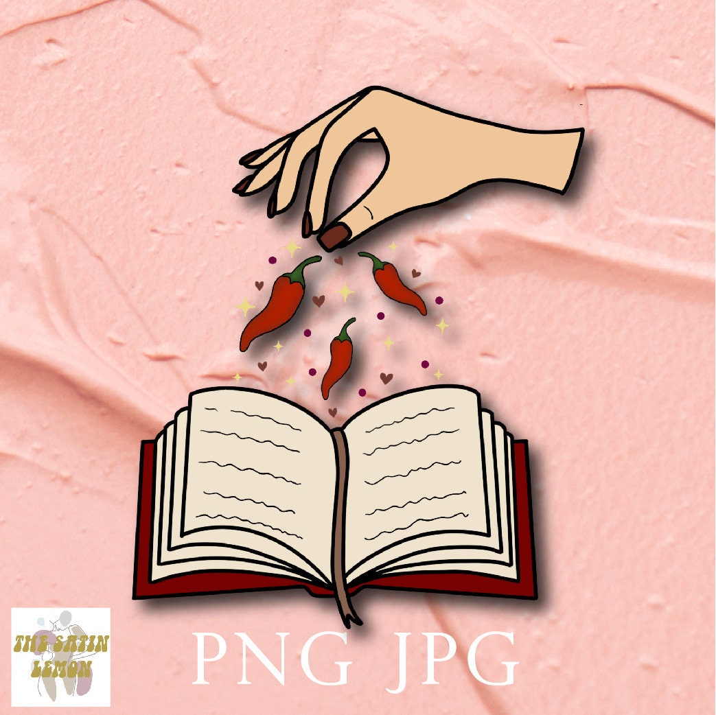 Spicy Book Png Jpg / Smut Design / Spicy Booktok / Kindle / - Etsy