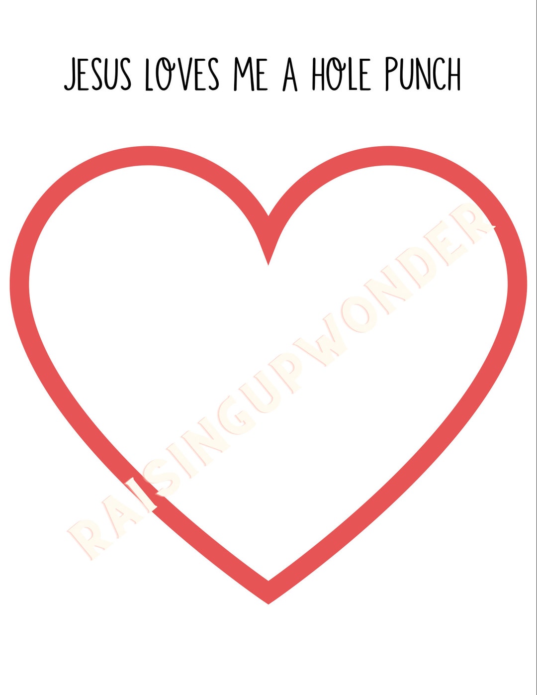 Jesus Loves Me A Hole Punch - Etsy