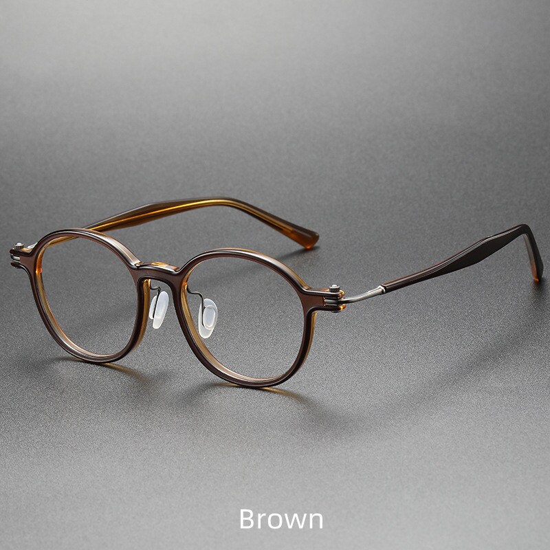 Round Shape Eyeglasses Frame Handmade Spectacle Frame - Etsy