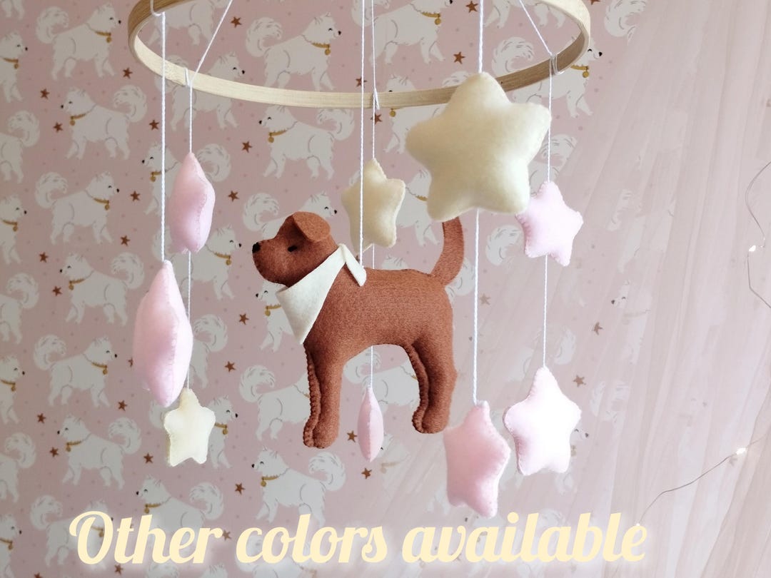 Dog Baby Mobile, Labrador Crib Mobile, Golden Retriever Mobile ...
