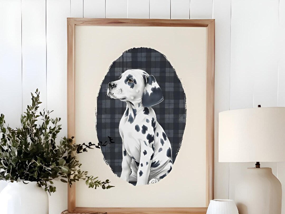 Dalmatian Nursery Print: Dalmatian Puppy Boy's Room Decor (digital ...