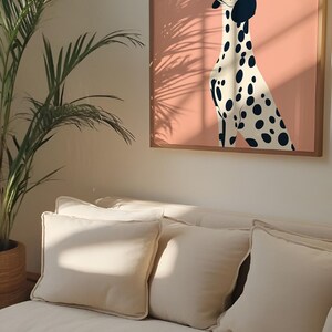 Dalmatian Art Print for Girl, Dalmatian Nursery Decor, Dalmatian ...