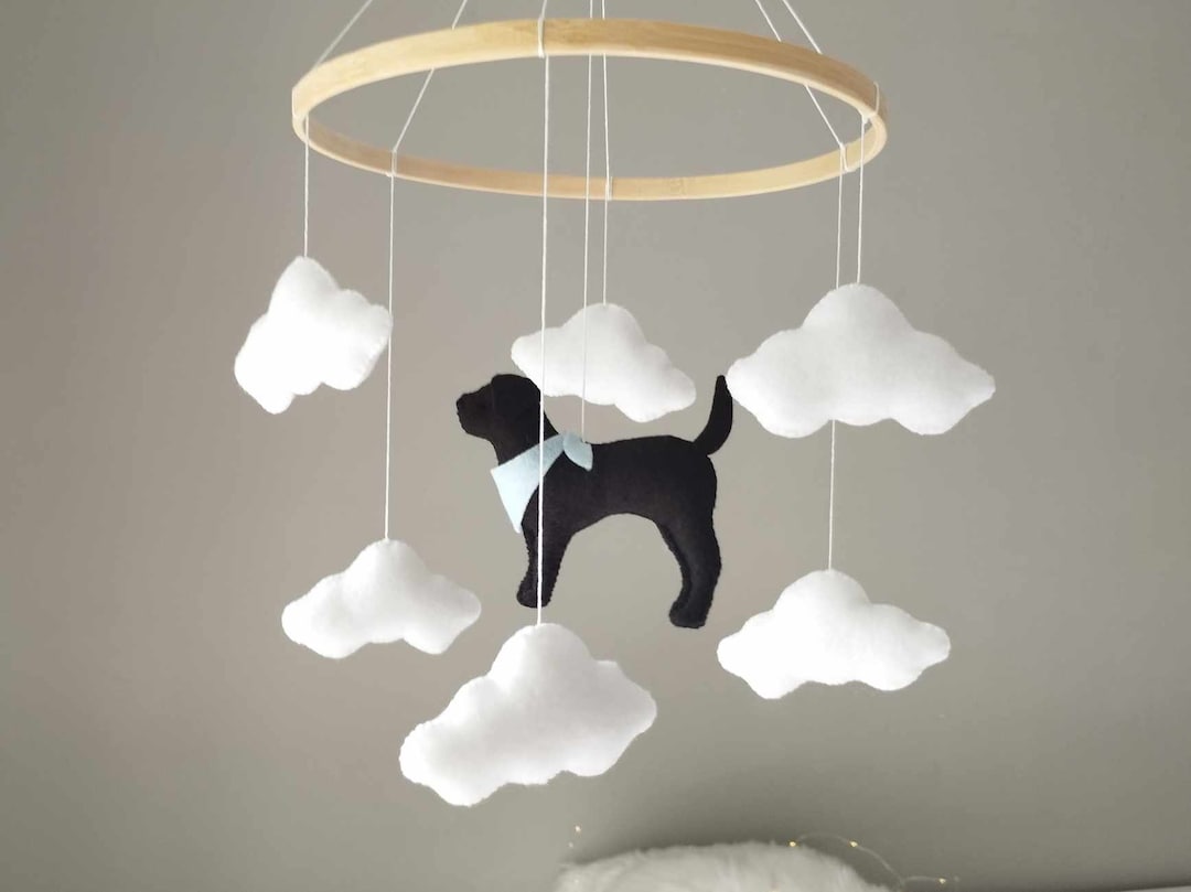Dog Baby Mobile, Labrador Mobile Nursery, Golden Retriever Mobile, Baby ...