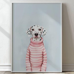 Dalmatian Art Print, Dalmatian Room Decor, Puppy Nursery Poster ...