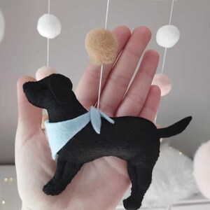 Dog Baby Mobile, Labrador Mobile Nursery, Golden Retriever Mobile, Baby ...