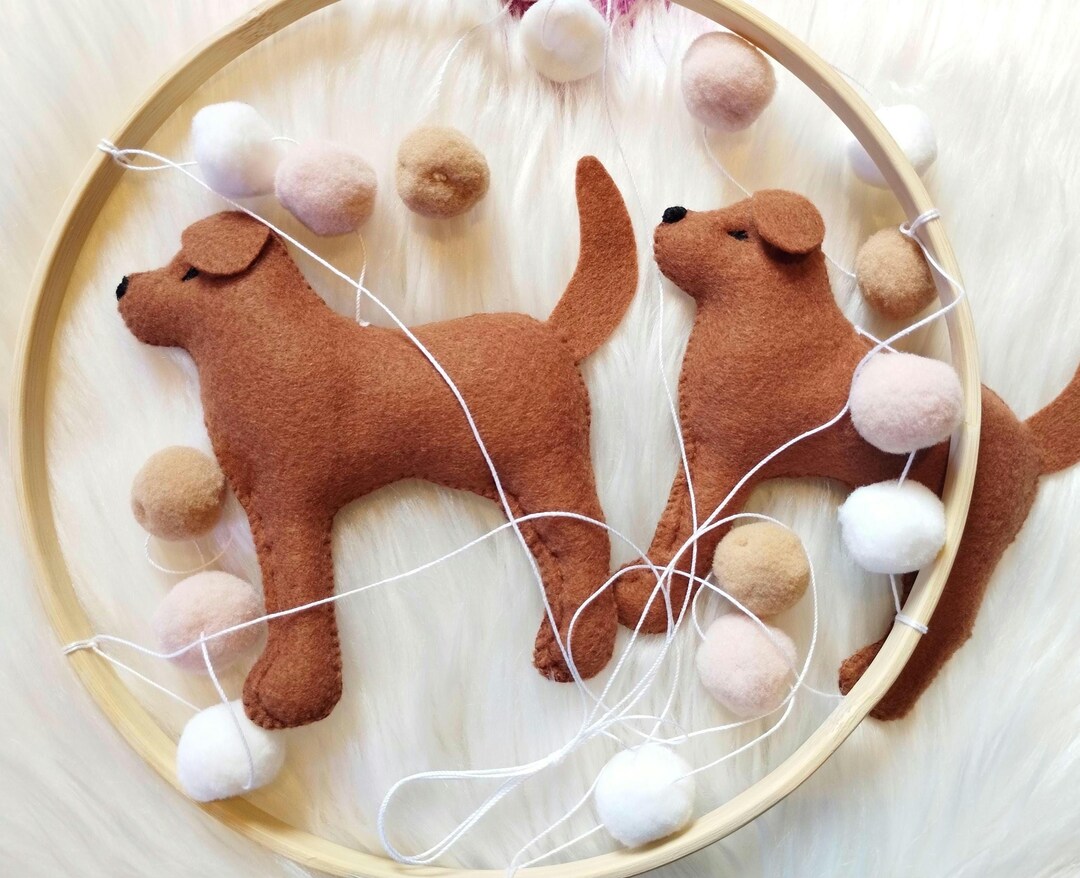 Labrador Mobile, Golden Retriever Baby Mobile, Labrador Mobile Nursery ...