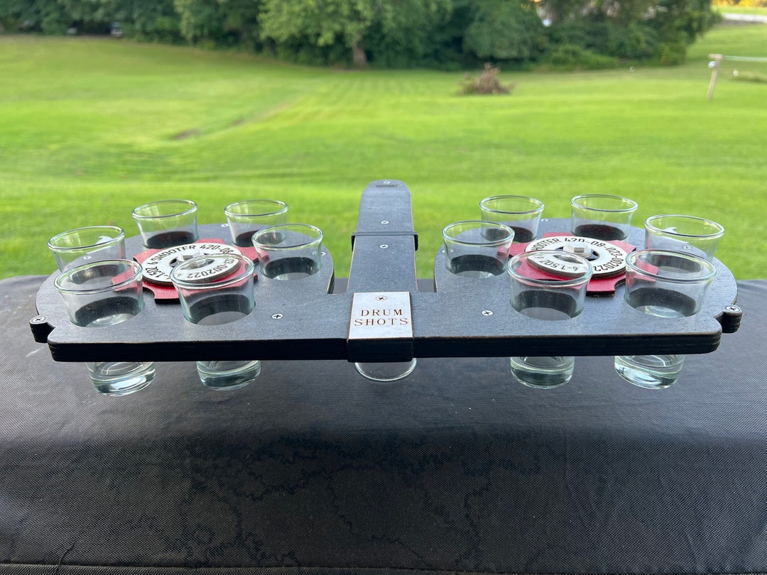 Original ALL 3 Carriers. 6 Shot Glass Carrier Plus the 12 Shot Glass ...