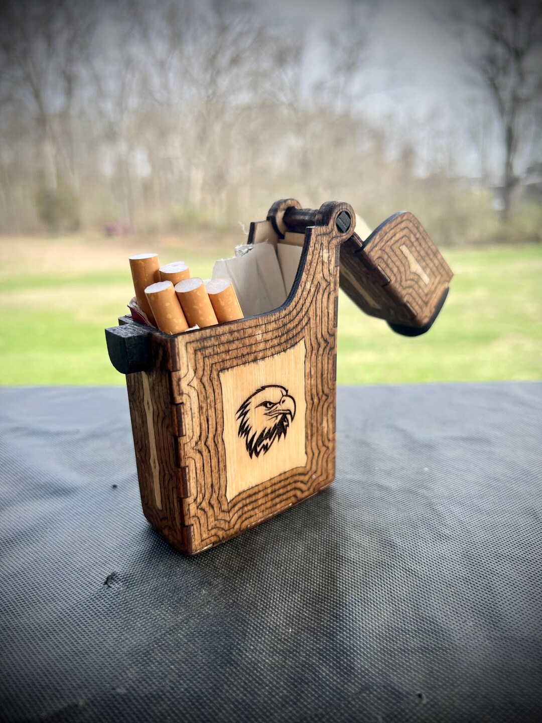 Laser Cut Cigarette Case SVG File, Eagle Design (digital Download) - Etsy