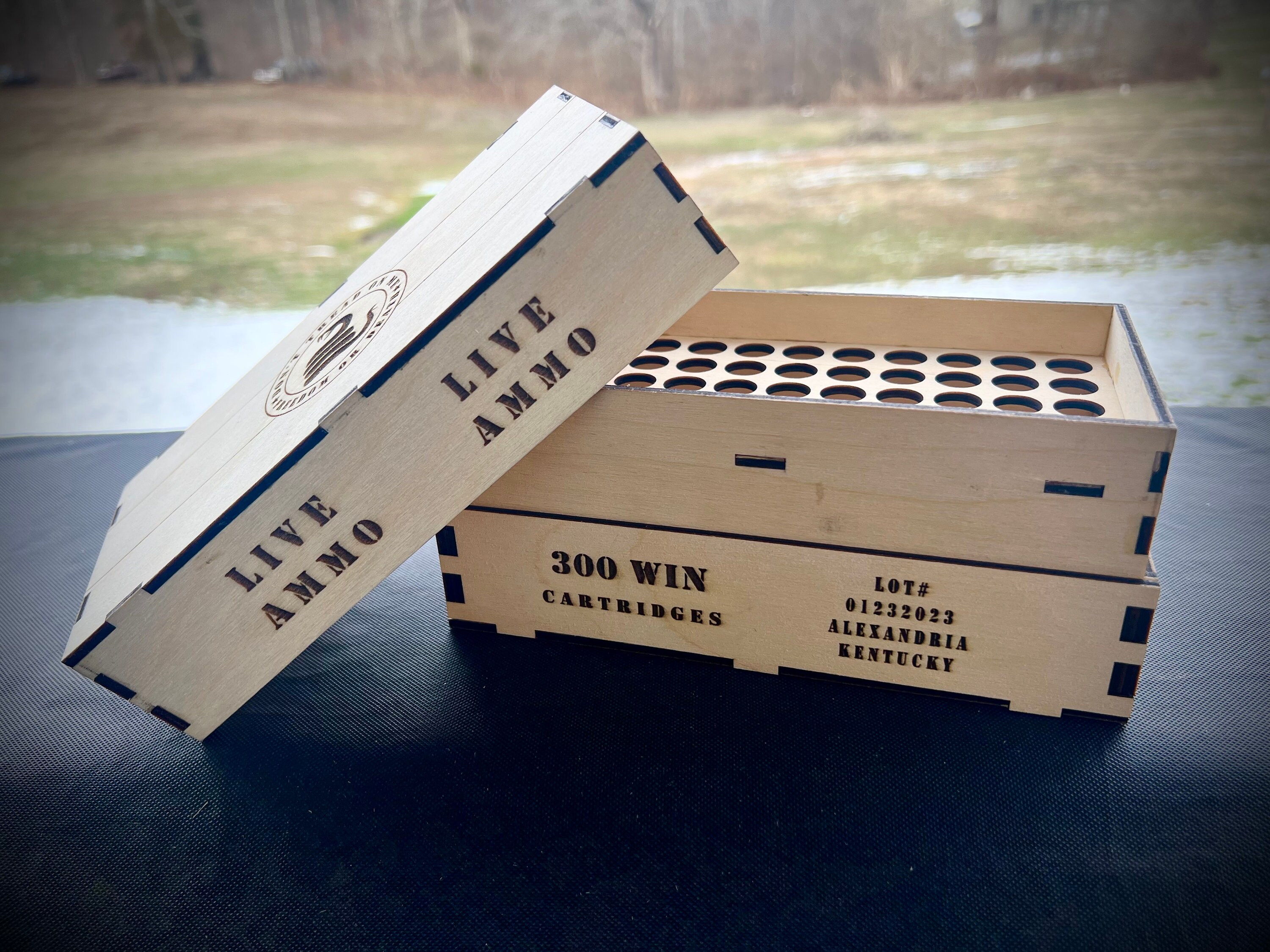 Ammo Crate Box Laser Cut File, 30-06, 308, 300 Winchester (SVG, AI, DXF ...