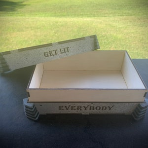 Original Pot Leaf Stash Box Laser Cut File - Etsy