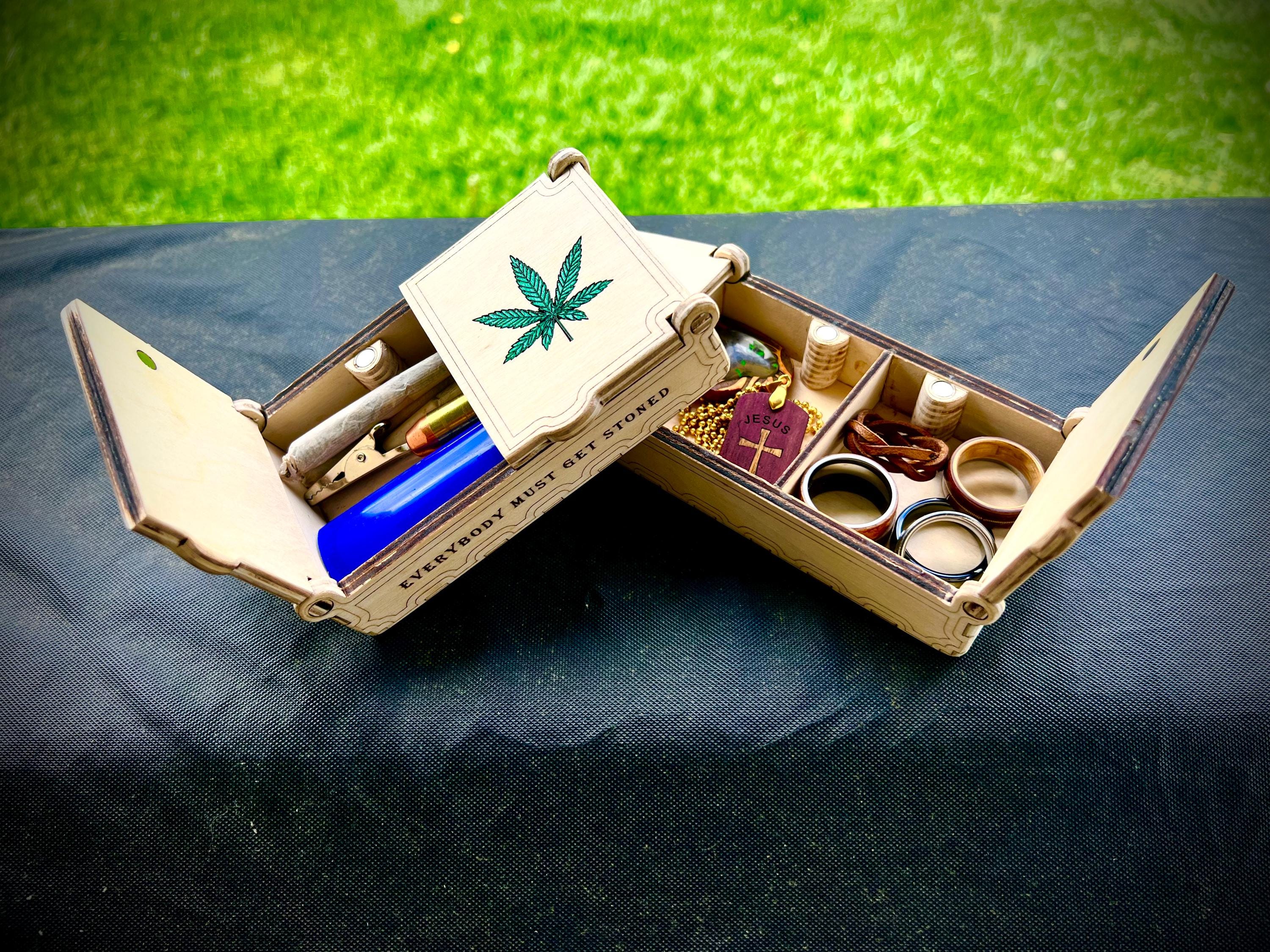 Stash Box | Fully Customizable | Lightburn Ready | Laser Cut File ...