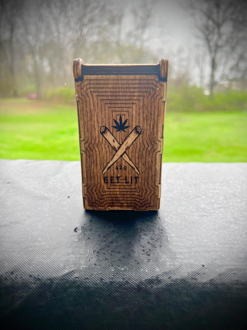 Stash Box | Fully Customizable | Laser Cut File | Lightburn Ready ...