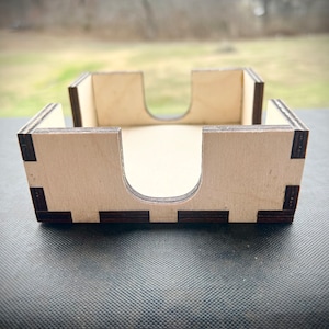 Quad Opening Coaster Holder. Laser Cut File. Instant Digital Download ...