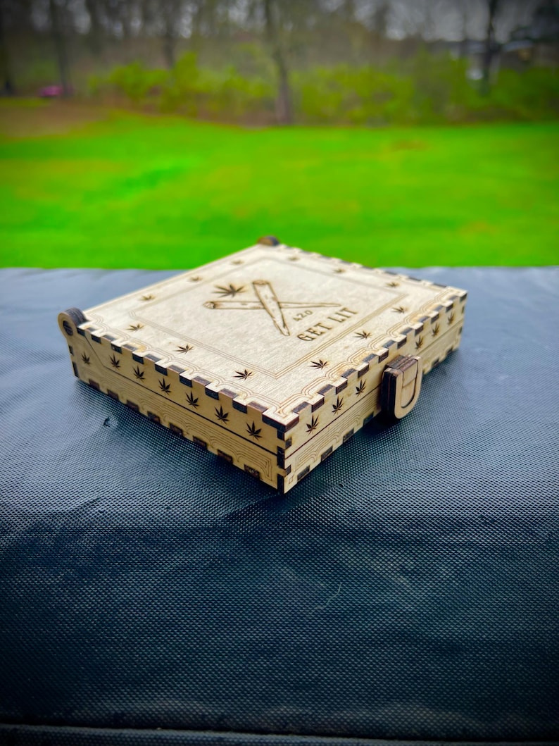 Stash Box | Fully Customizable | Laser Cut File | Lightburn Ready ...