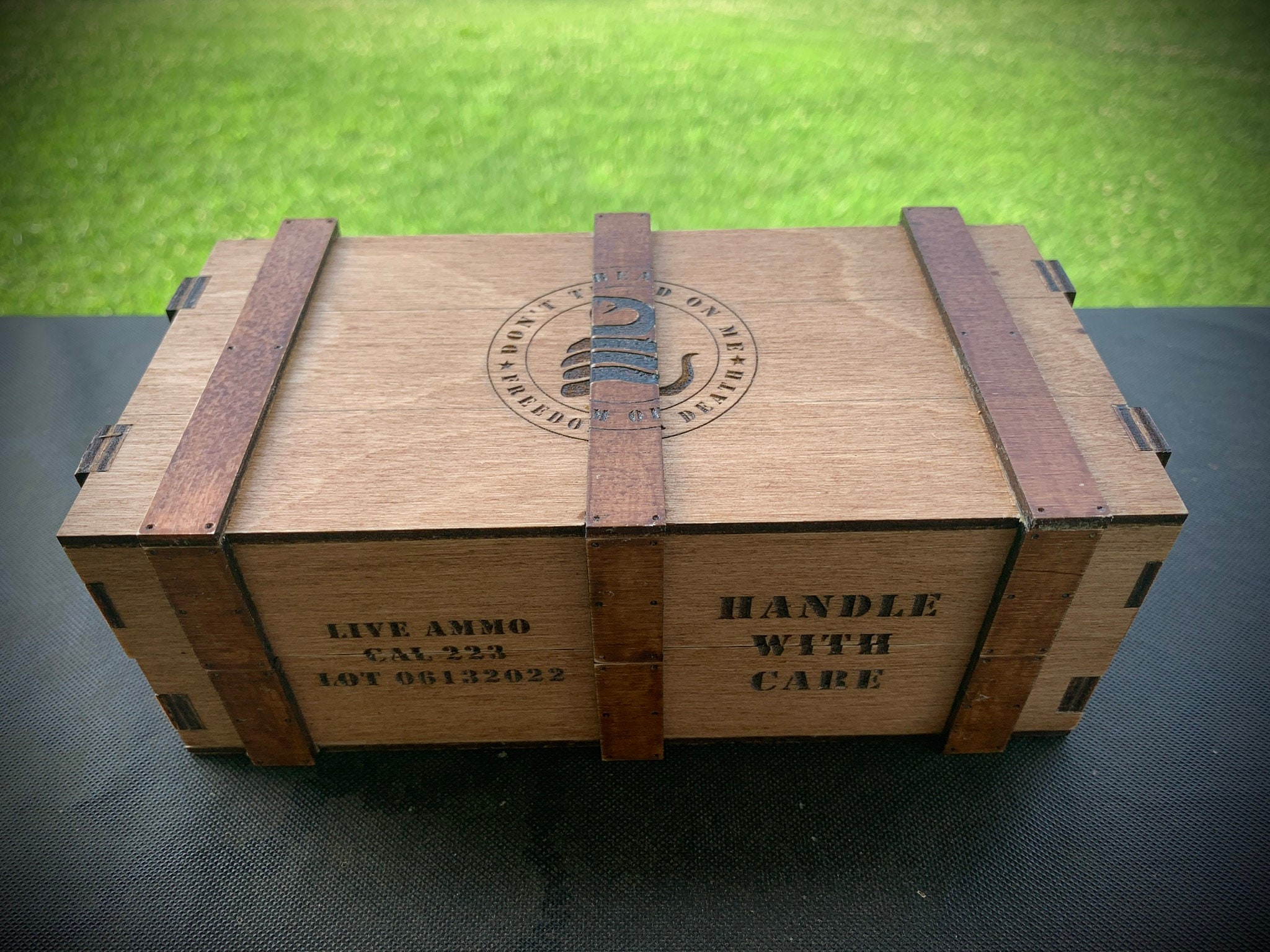 Ammo Crate Box 223/556 Original Laser Cut File SVG. Instant Download ...