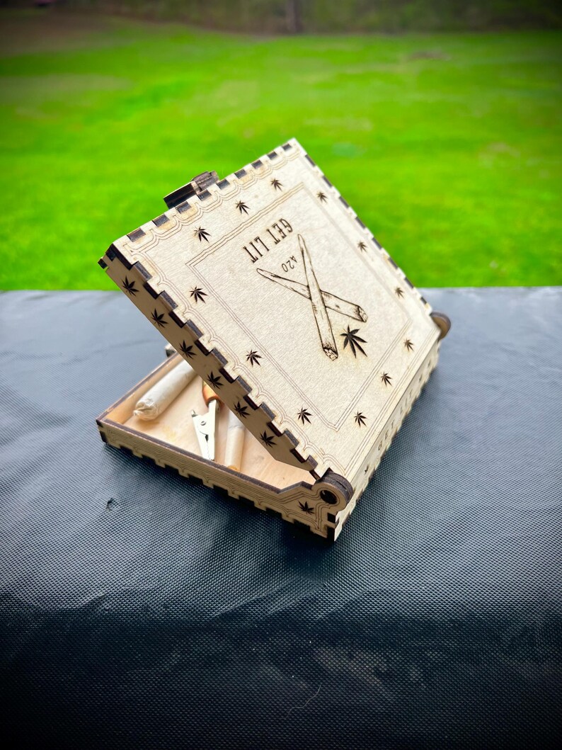 Stash Box | Fully Customizable | Laser Cut File | Lightburn Ready ...