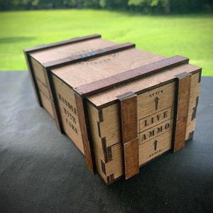Ammo Crate Box 223/556 Original Laser Cut File SVG. Instant Download ...