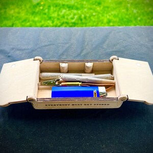 Stash Box | Fully Customizable | Lightburn Ready | Laser Cut File ...