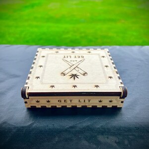 Stash Box | Fully Customizable | Laser Cut File | Lightburn Ready ...