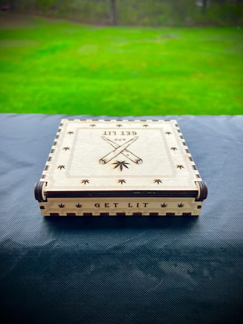 Stash Box | Fully Customizable | Laser Cut File | Lightburn Ready ...