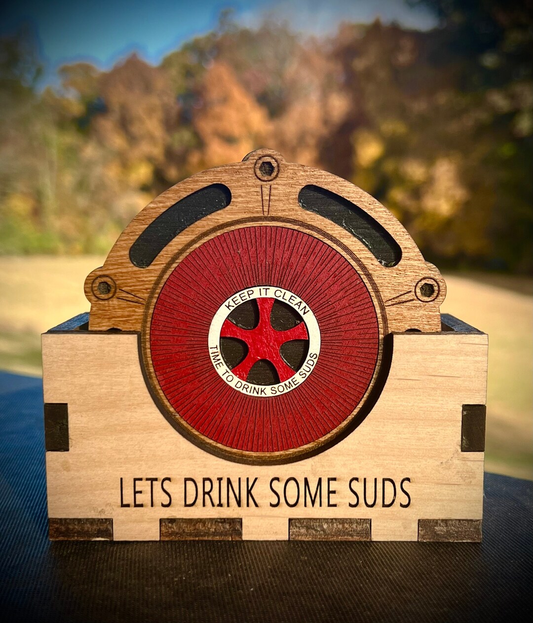 Original Laser Cut File 3 Wooden Coaster Holders and 6 Air Filter ...