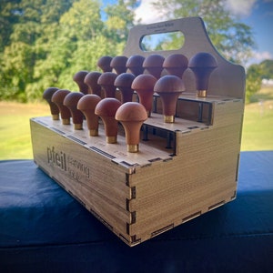 Pfeil Linoleum and Block Cutter Tool Rack. Holds Sets B,C and D. Total ...