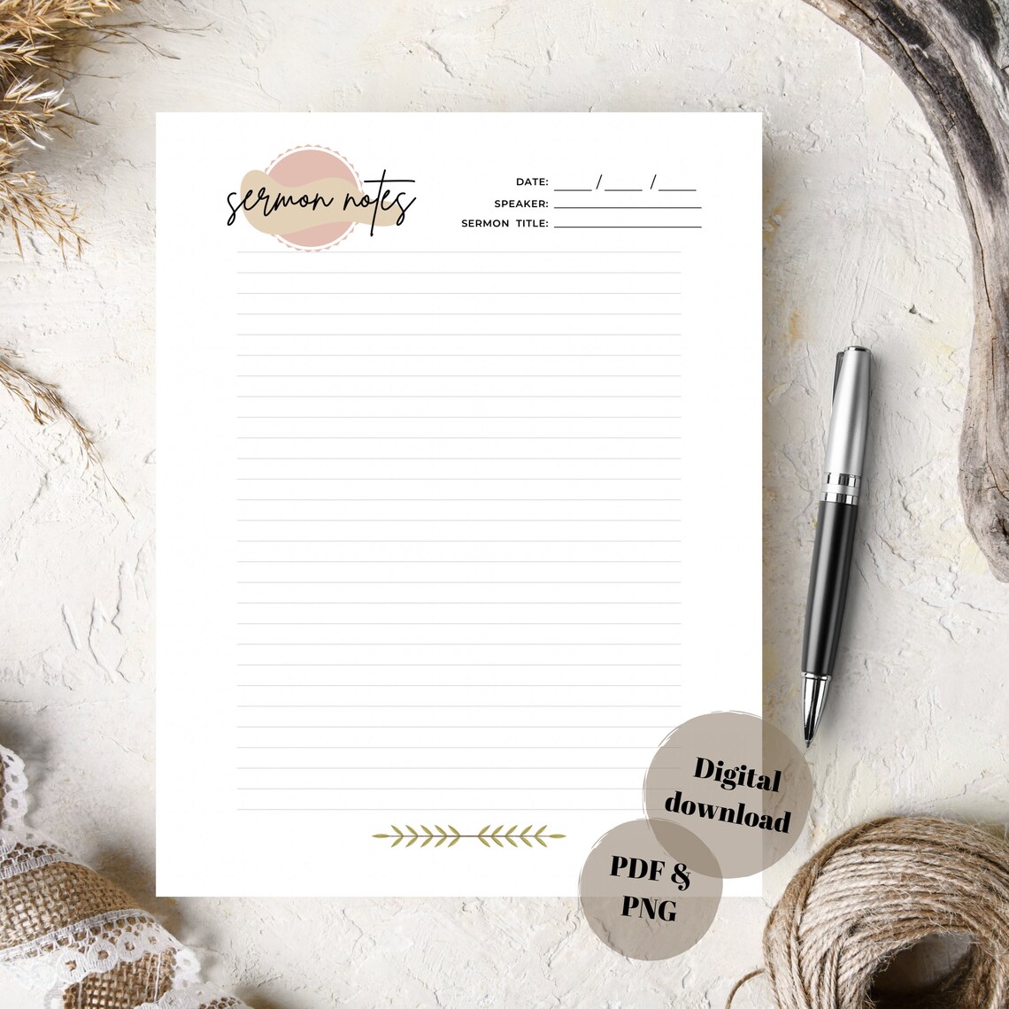 Sermon Notes, Bible Study, Jesus, Christian Worksheet, Church Notes ...