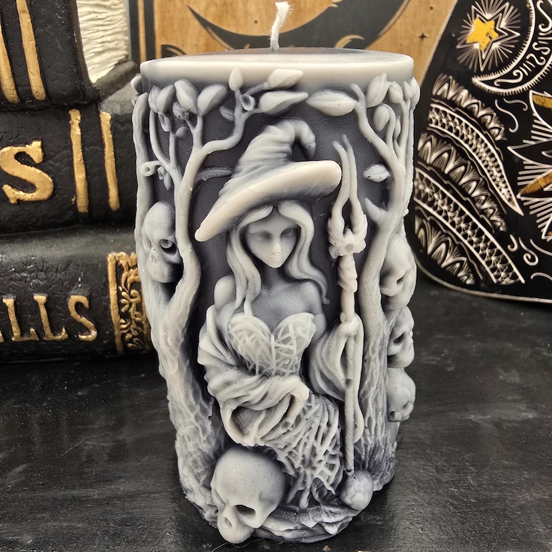 Soy Pillar Moon Candles - Etsy