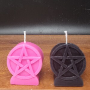 Pentagram Candle, Small Pentagram Candle, Pentacle Candle, Star Candle ...
