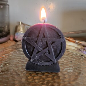 Pentagram Candle, Small Pentagram Candle, Pentacle Candle, Star Candle ...