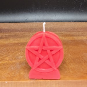 Pentagram Candle, Small Pentagram Candle, Pentacle Candle, Star Candle ...