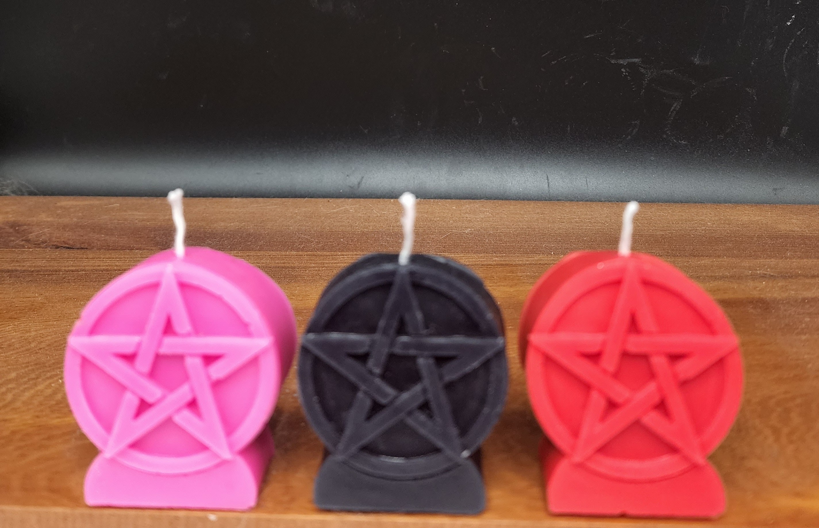 Pentagram Candle Small Pentagram Candle Pentacle Candle - Etsy
