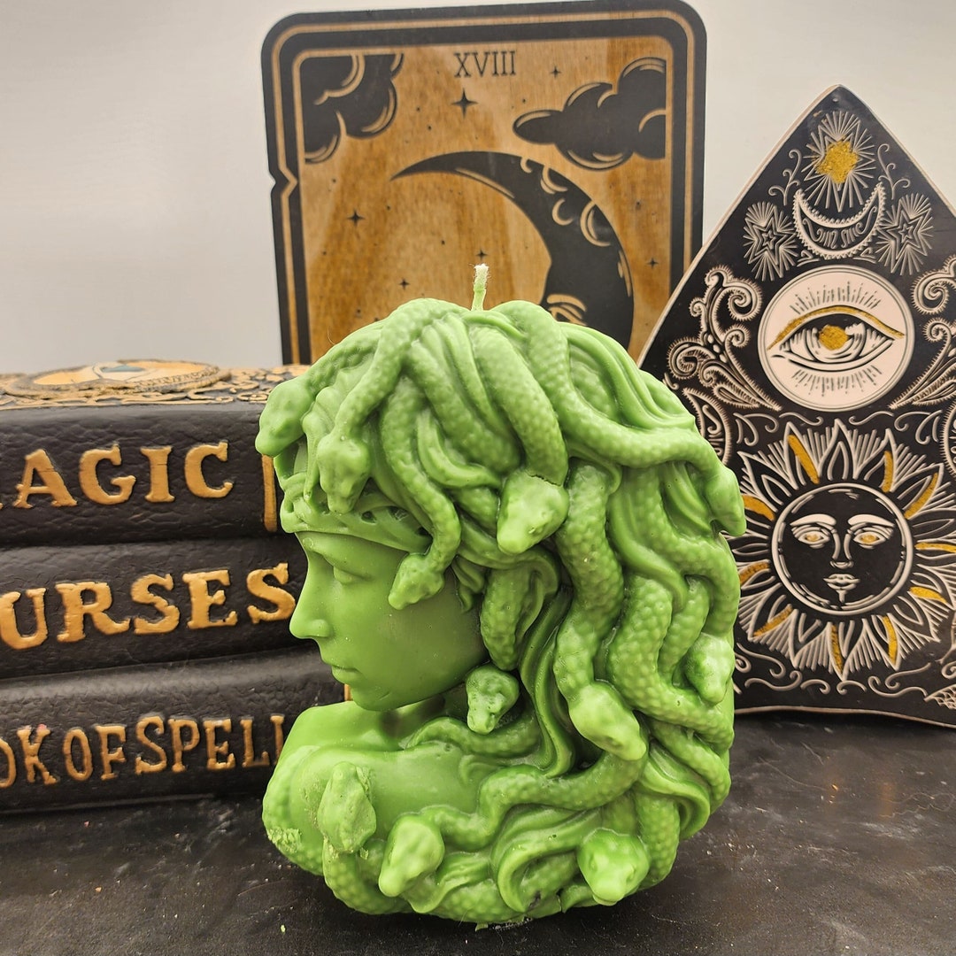 Large Scented Medusa Candle, Medusa DECORATIVE Candle (do NOT Burn ...