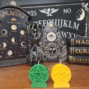 Pentagram Candle, Small Pentagram Candle, Pentacle Candle, Star Candle ...