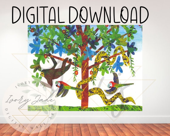 Eric Carle Garden of Sloths Instant Digital Download - Etsy