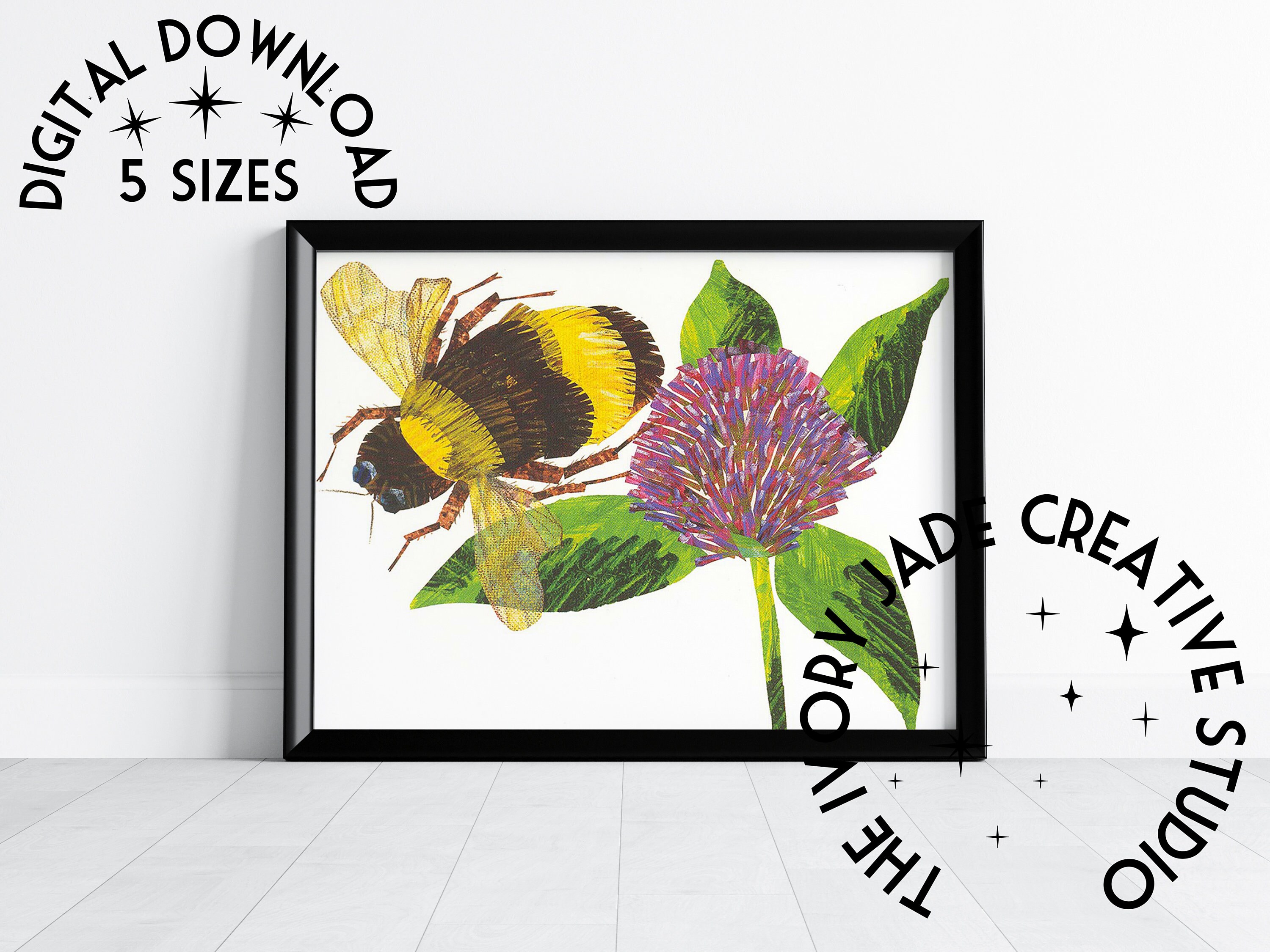 Eric Carle Bee Instant Digital Download Childrens Book Wall Art Poster ...