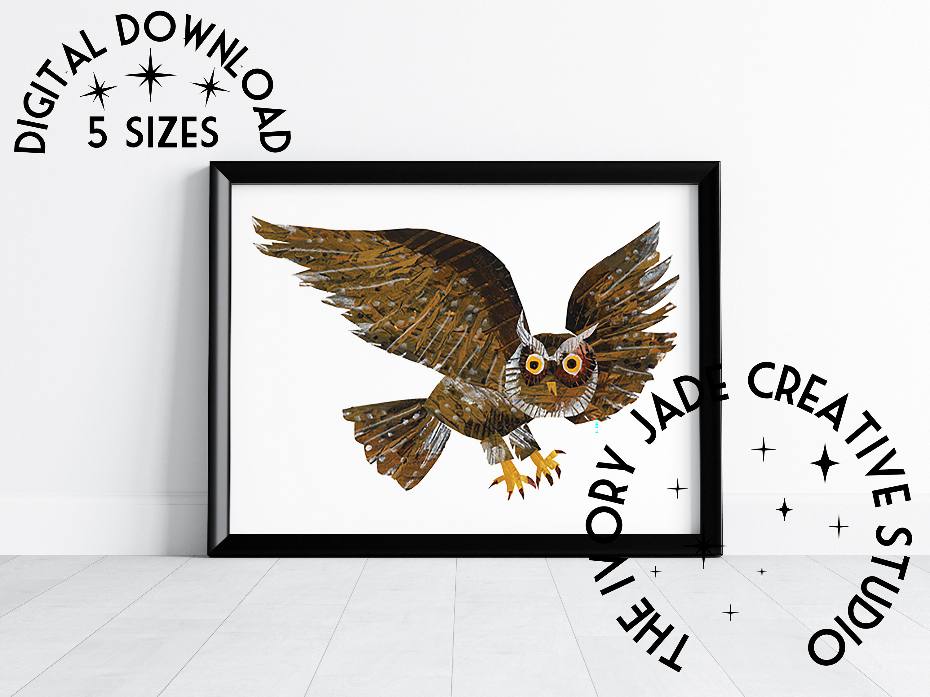 Eric Carle Owl Instant Digital Download Childrens Book Wall - Etsy