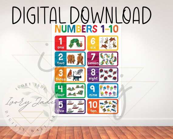 Latin 1 10 Numbers Clipart