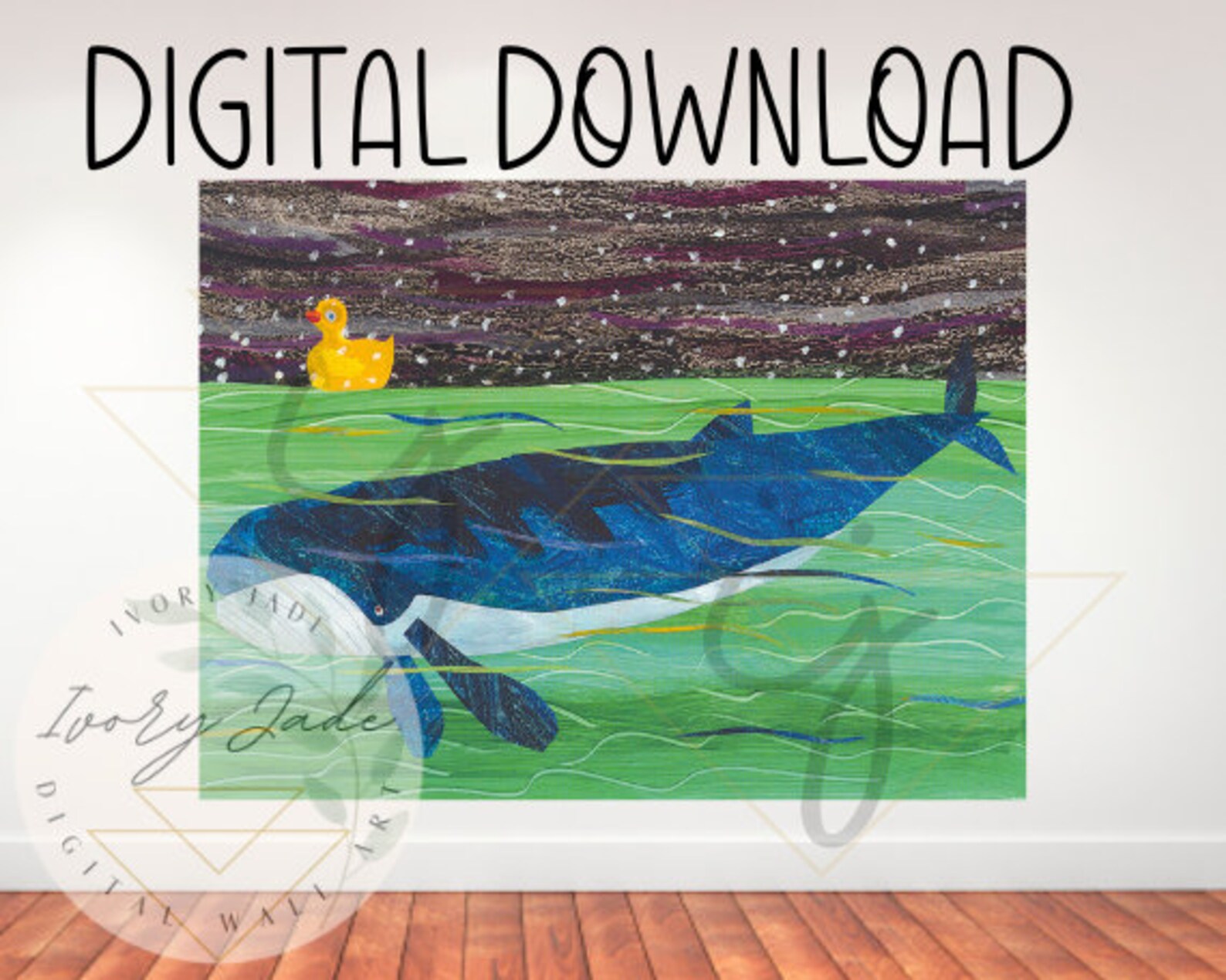 Eric Carle Duck and Whale Instant Digital Download Childrens - Etsy Canada