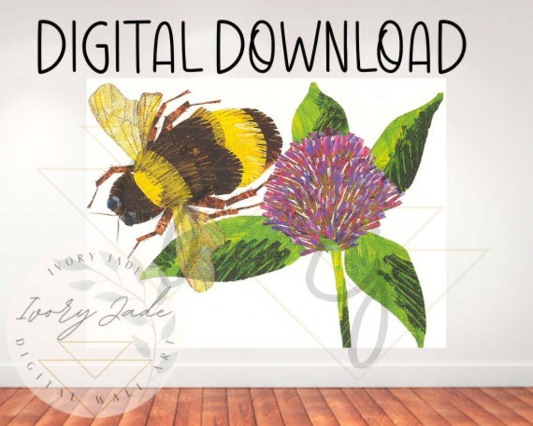Eric Carle Bee Instant Digital Download Childrens Book Wall - Etsy