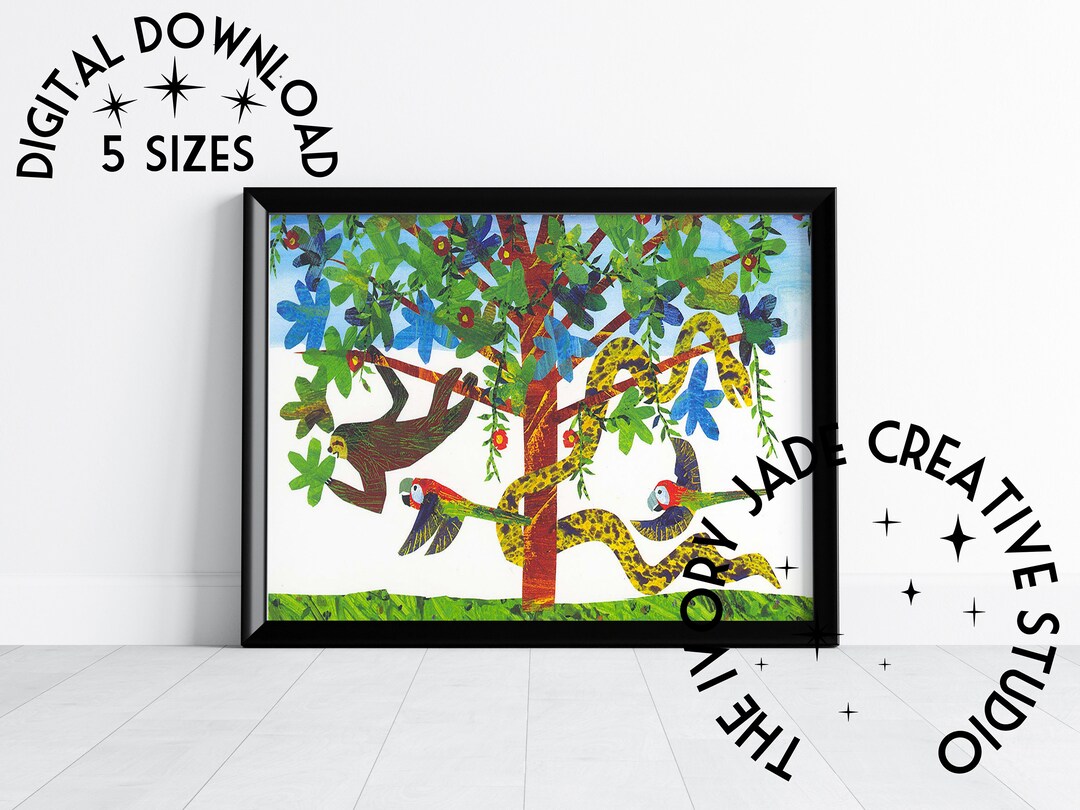 Eric Carle Garden of Sloths Instant Digital Download - Etsy
