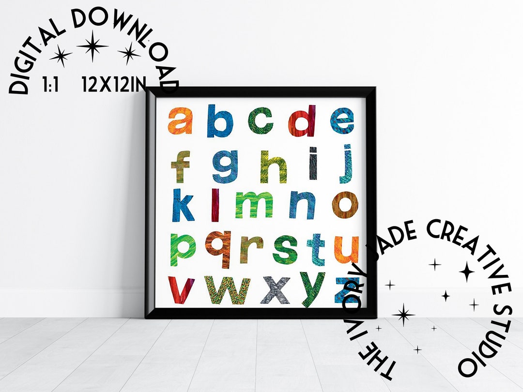 Animal Alphabet ABC Eric Carle Hungry Caterpillar Instant Digital ...