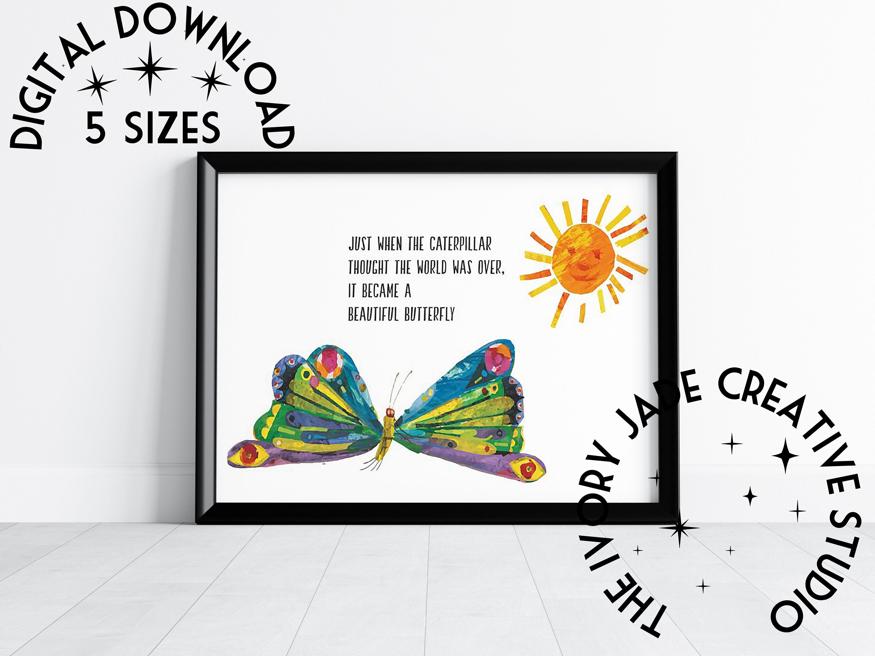 Eric Carle Butterfly Template
