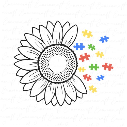 Sunflower Autism Svg Accept Understand Love Autism Svg - Etsy
