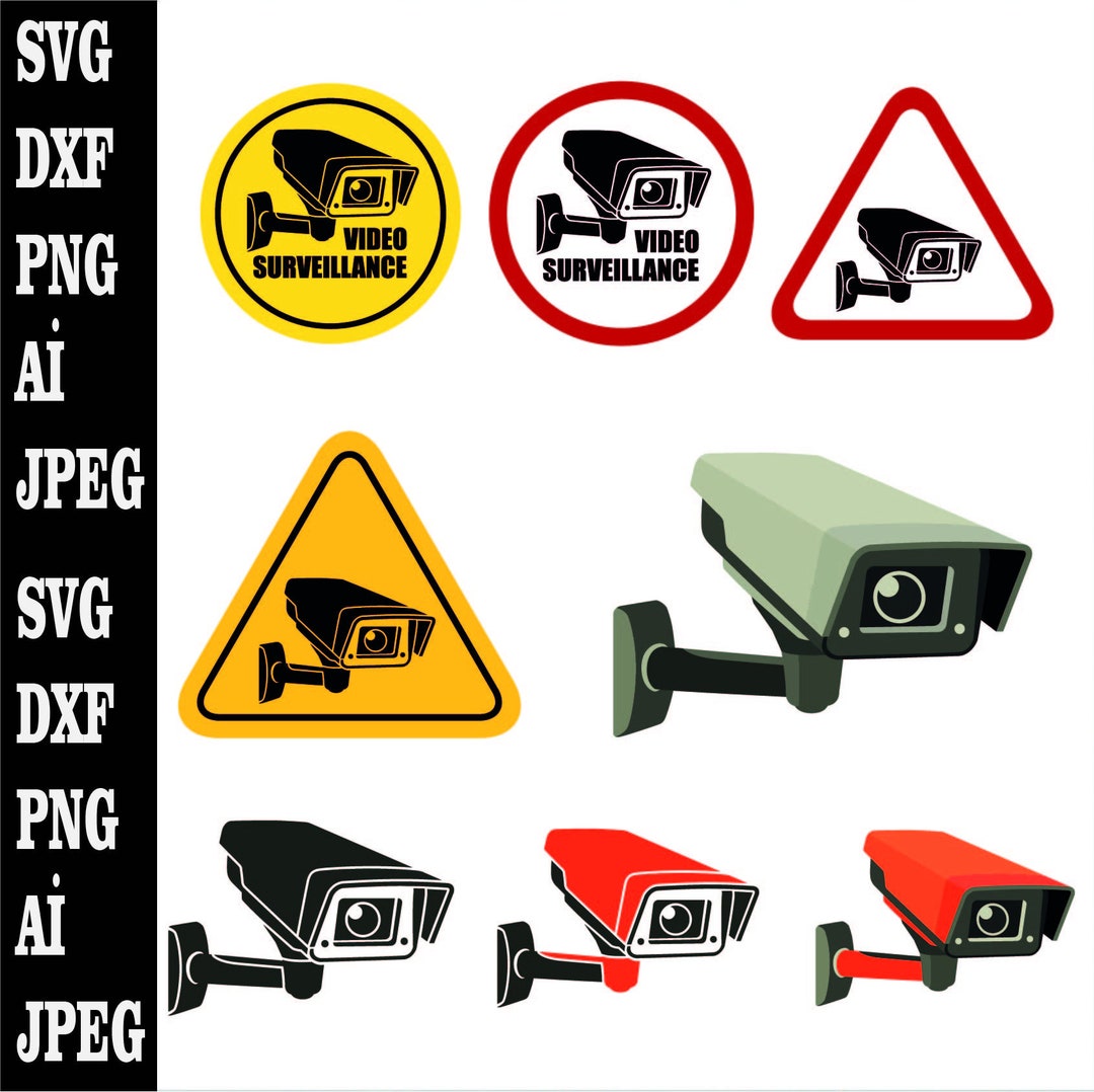 Security Camera SVG, Security Cam PNG, Security Cam Svg, Video ...