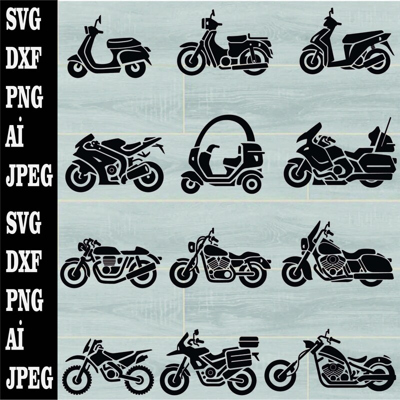 Svg Motorcycle - Etsy