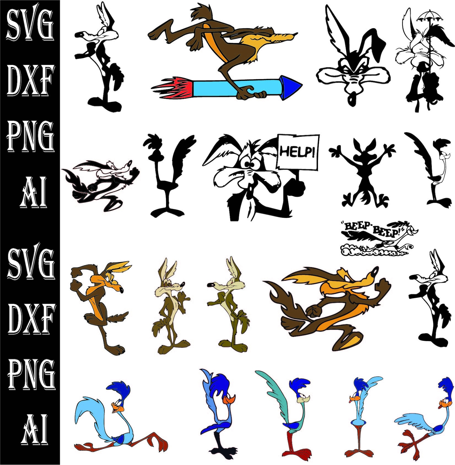 Coyote Wild Svg, Coyote Bundle Clipart,coyote Wild Svg, Coyote Splat ...